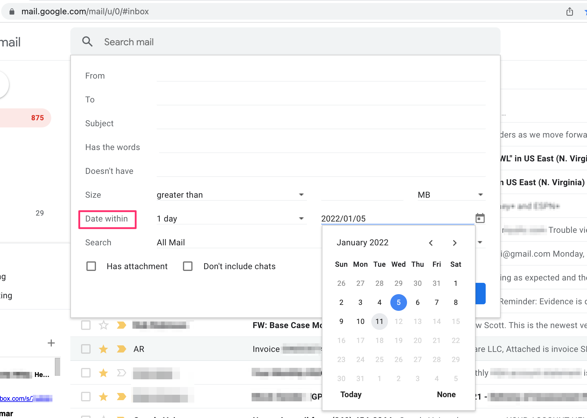 Search By Date In Gmail